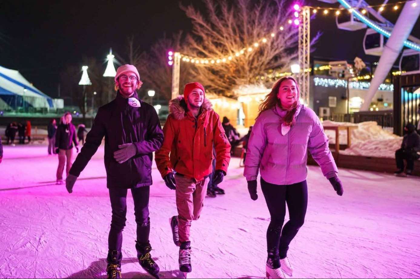 16. Go skating in the Old Port of Montreal